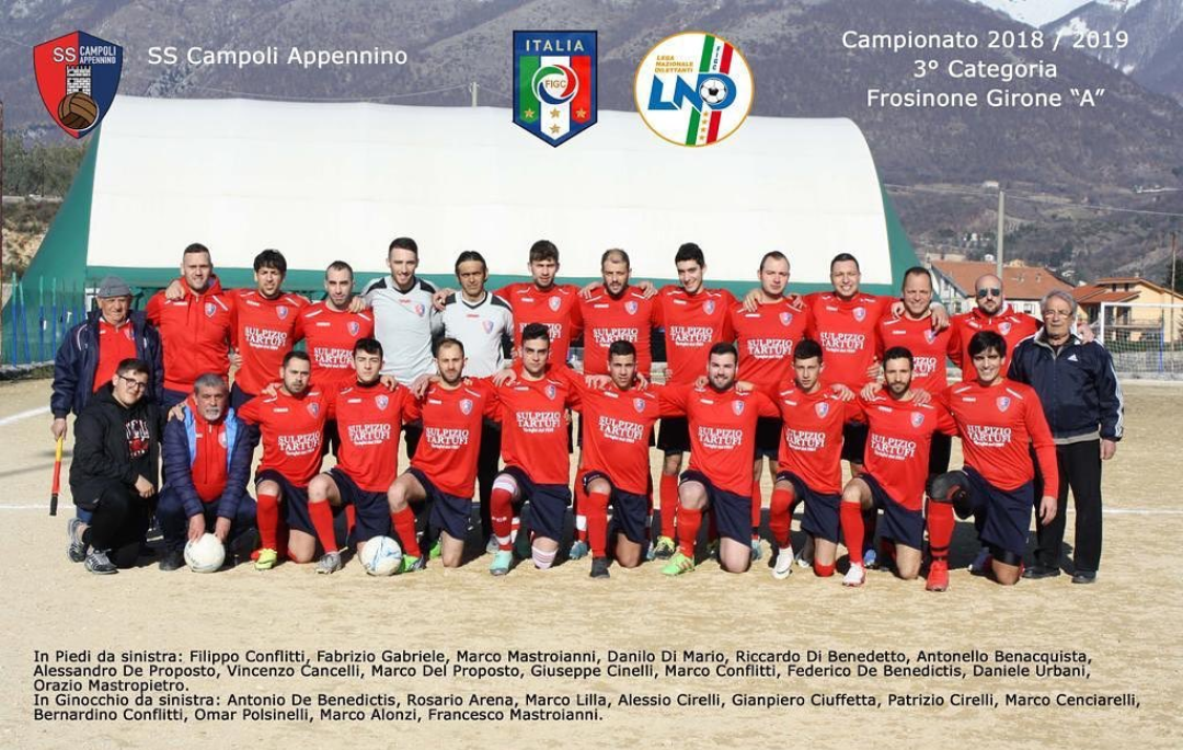 Scheda SS Campoli Appennino - Terza Categoria Frosinone - Girone A ...
